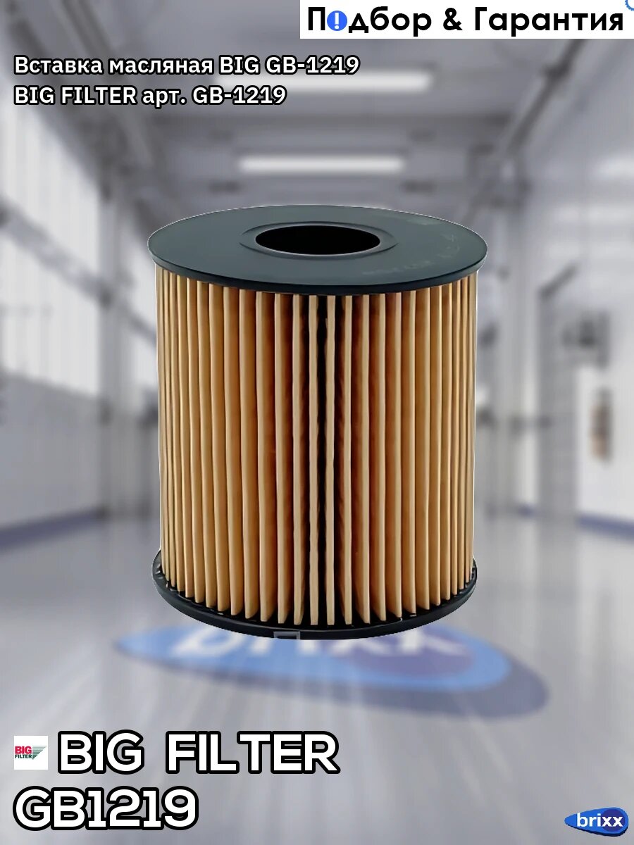 Вставка масляная BIG GB-1219 BIG FILTER арт. GB-1219