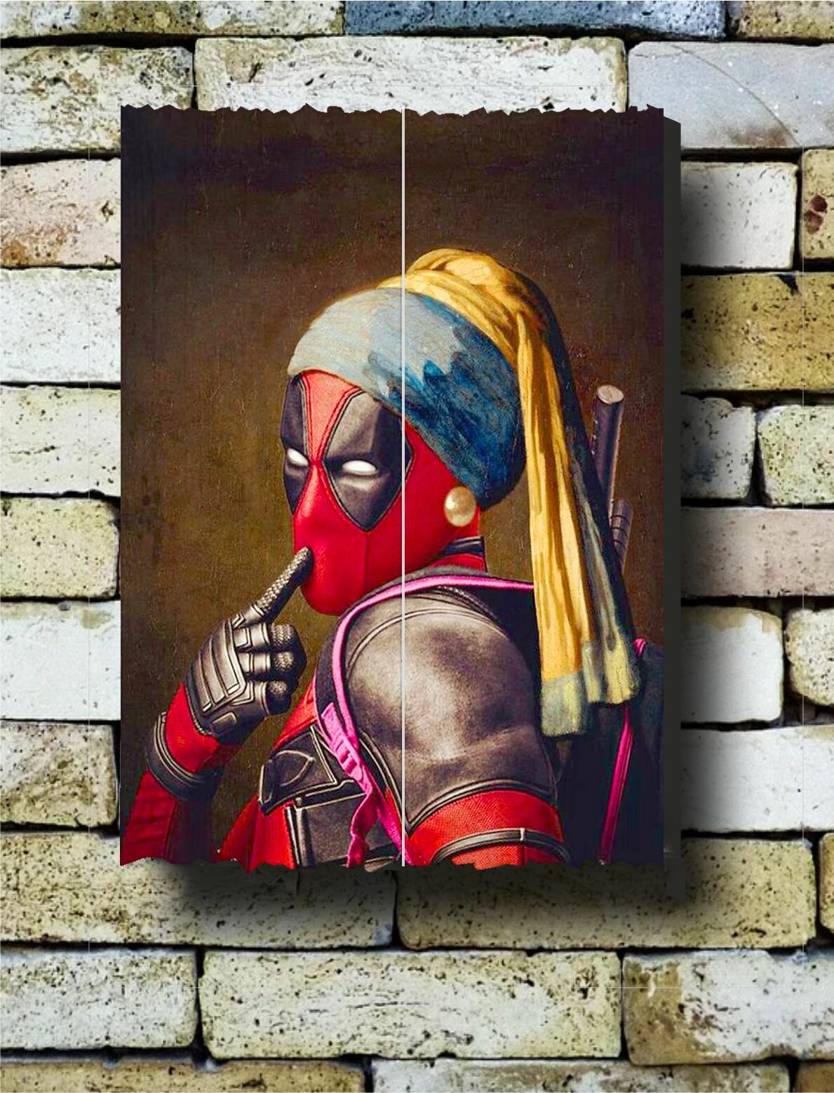 Картина на досках Дэдпул 5 deadpool