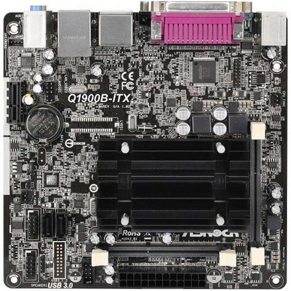 Материнская плата Asrock Q1900B-ITX mini-ITX AC`97 6ch(5.1) GbLAN+VGA+HDMI