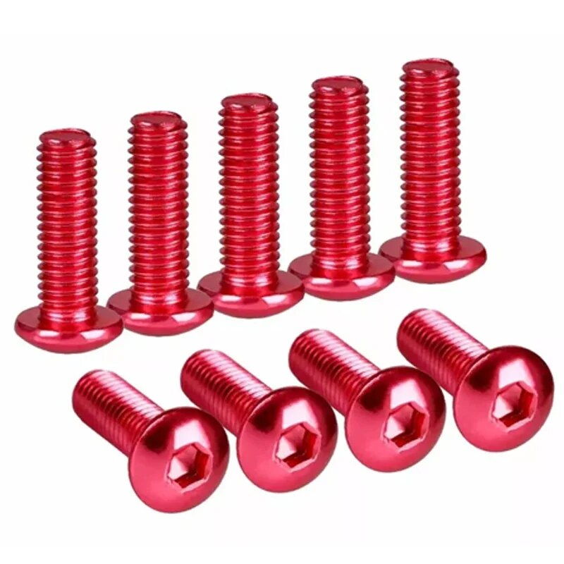 Винты M6x15mm, Dark Red, 2 шт.