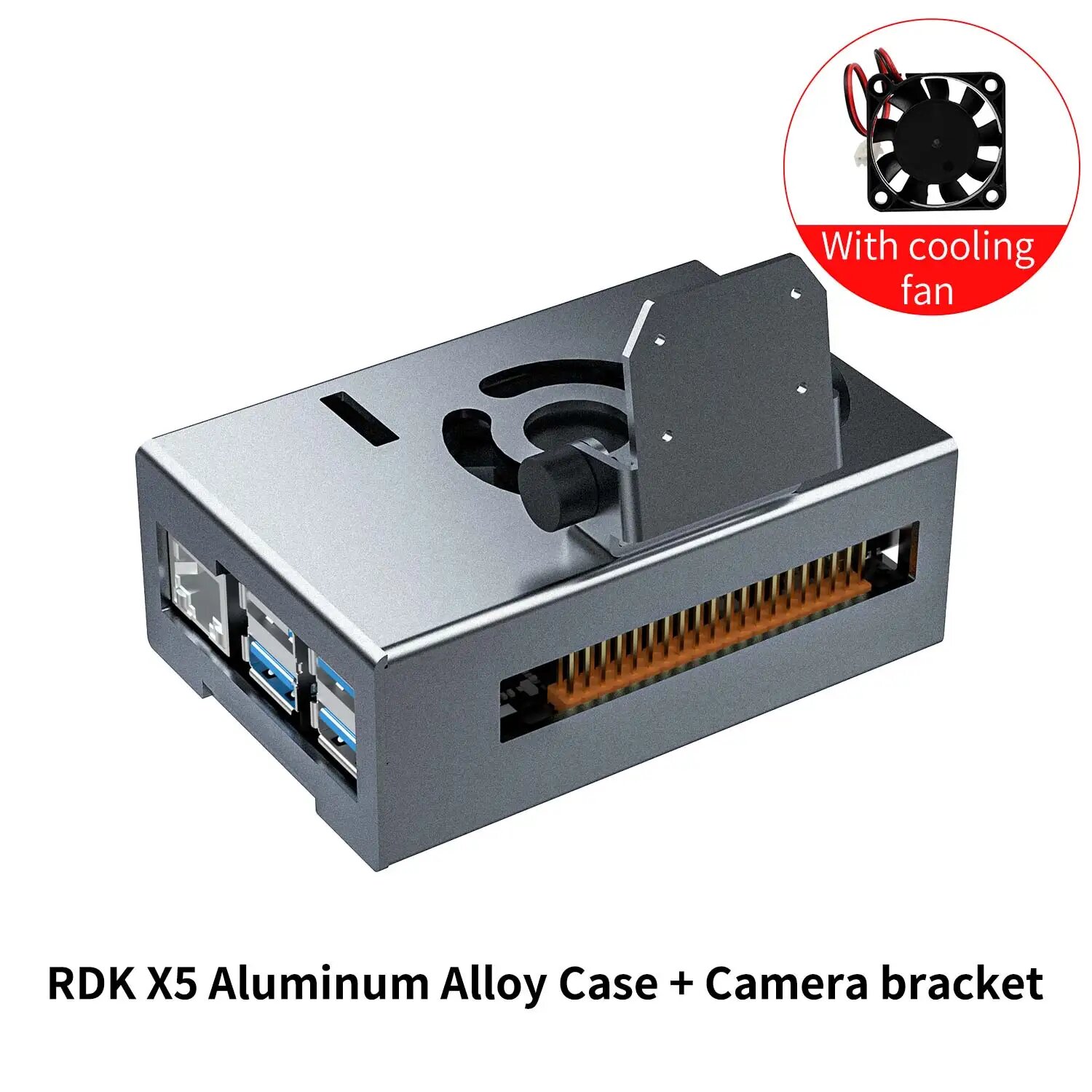 RDK X5 Алюминиевый корпус для робота, цвет Case-Antenna