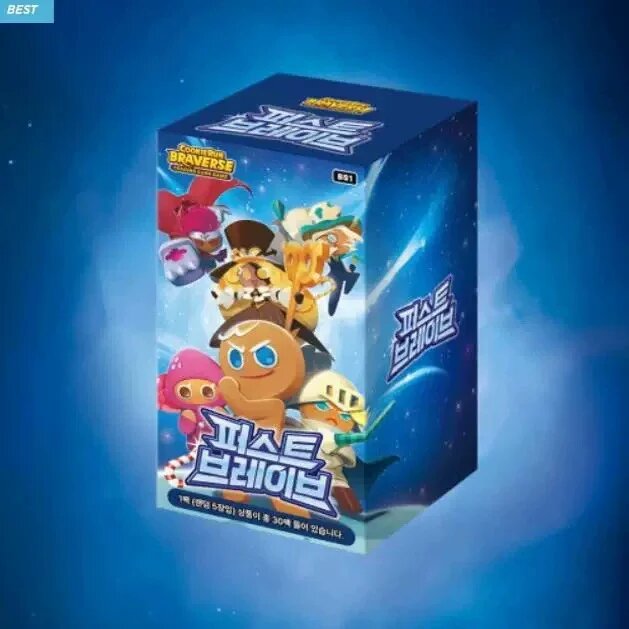 Cookie Run Kingdom Коллекционные карты Vol.1 Battle, 1Box