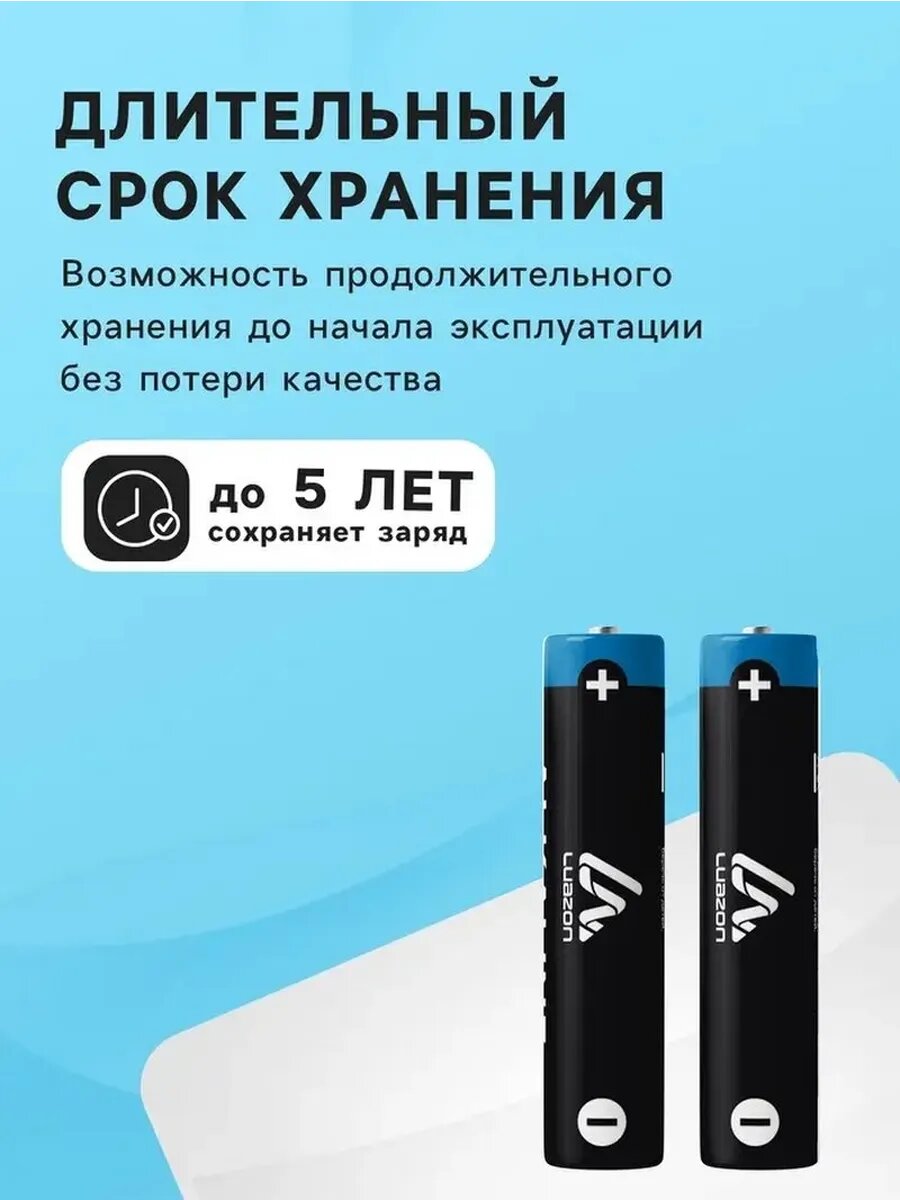 Набор алкалиновых батареек AAA, 24 шт.
