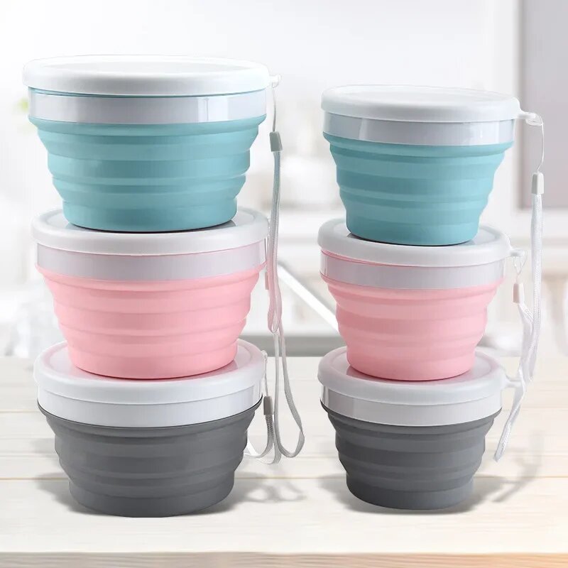 Складная силиконовая миска Gray550ML 550 мл