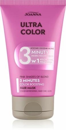 Бальзам для волос Joanna Ultra Color Pink Shades 3 Minutes, розовый, 100 мл