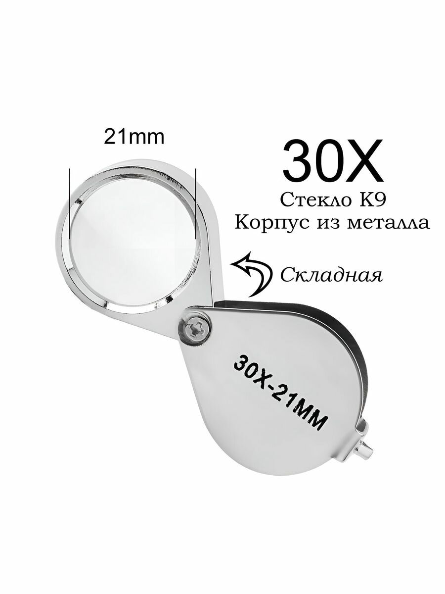Лупа складная ЛП-1-30х альфа-ндт