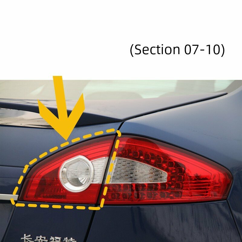 Ford Mondeo 2008-2010 Правый внутренний комплект фары замена, 1 шт, стандартная комплектация, качество ОЕМ