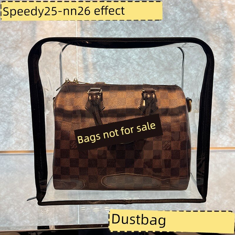 Мешок для пыли LV Speedy 25 см ТПУ, прозрачная защитная крышка для сумок Луи Виттон