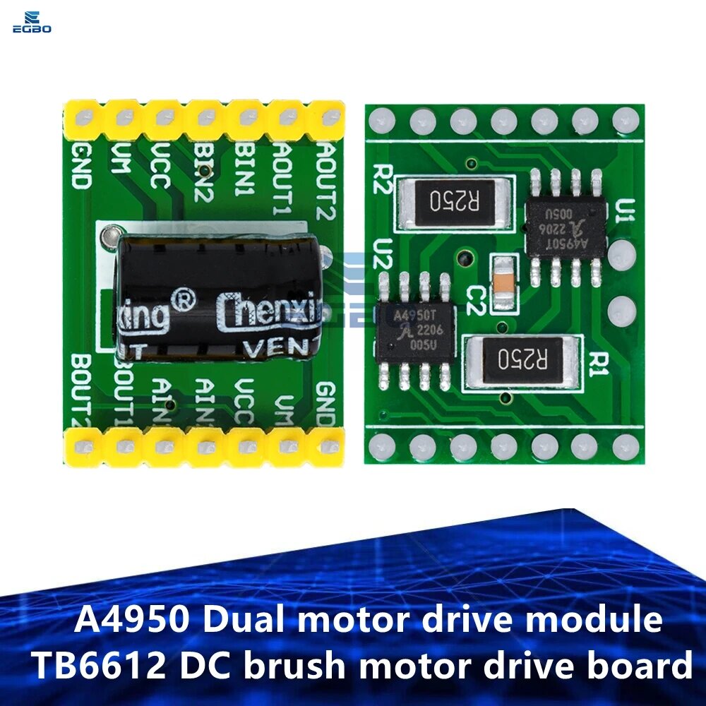 EGBO Модуль драйвера двойного двигателя A4950