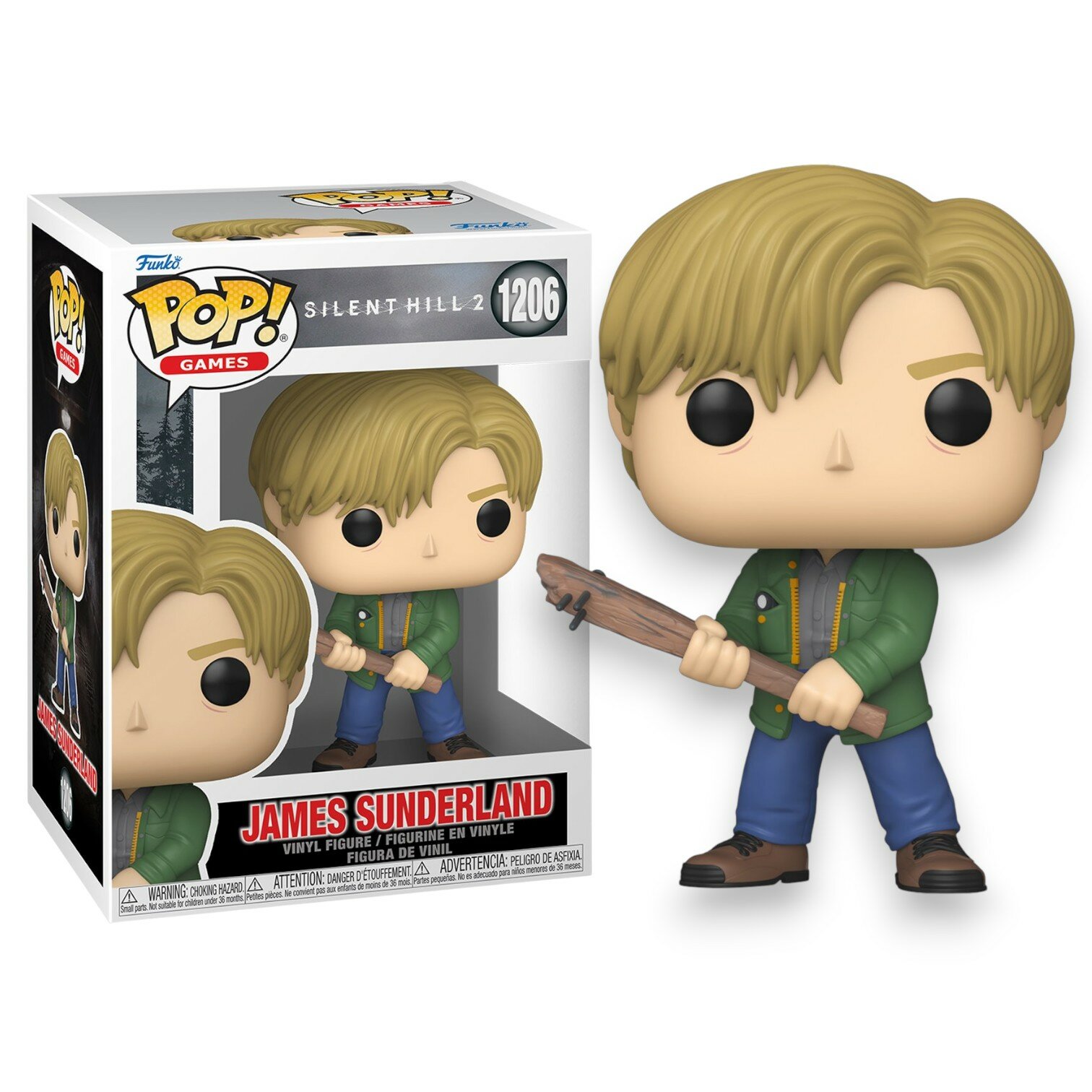 Фигурка Funko Pop! коллекционная Джеймс Сандерленд "Silent Hill 2" 1206 (Фигурка Фанко Поп)