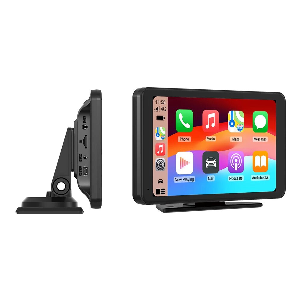 7-дюймовый Беспроводной CarPlay Android Auto Bluetooth 5.0 HD Сенсорный Экран С Without Camera