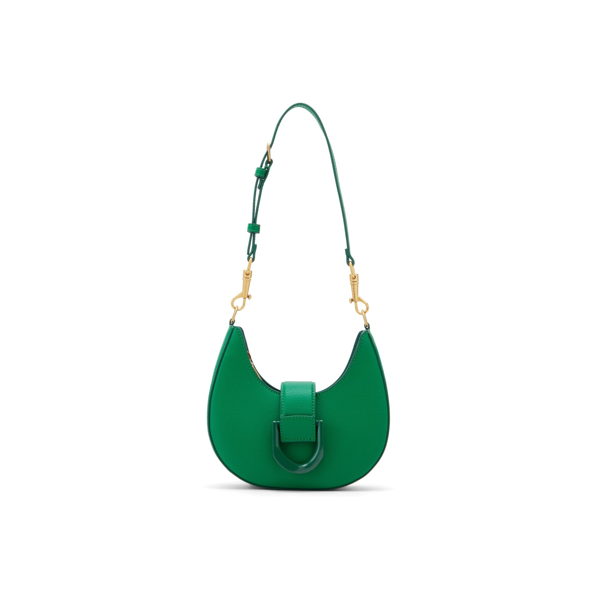 Сумка CHARLES & KEITH, фактура матовая, зеленый, — фото 1