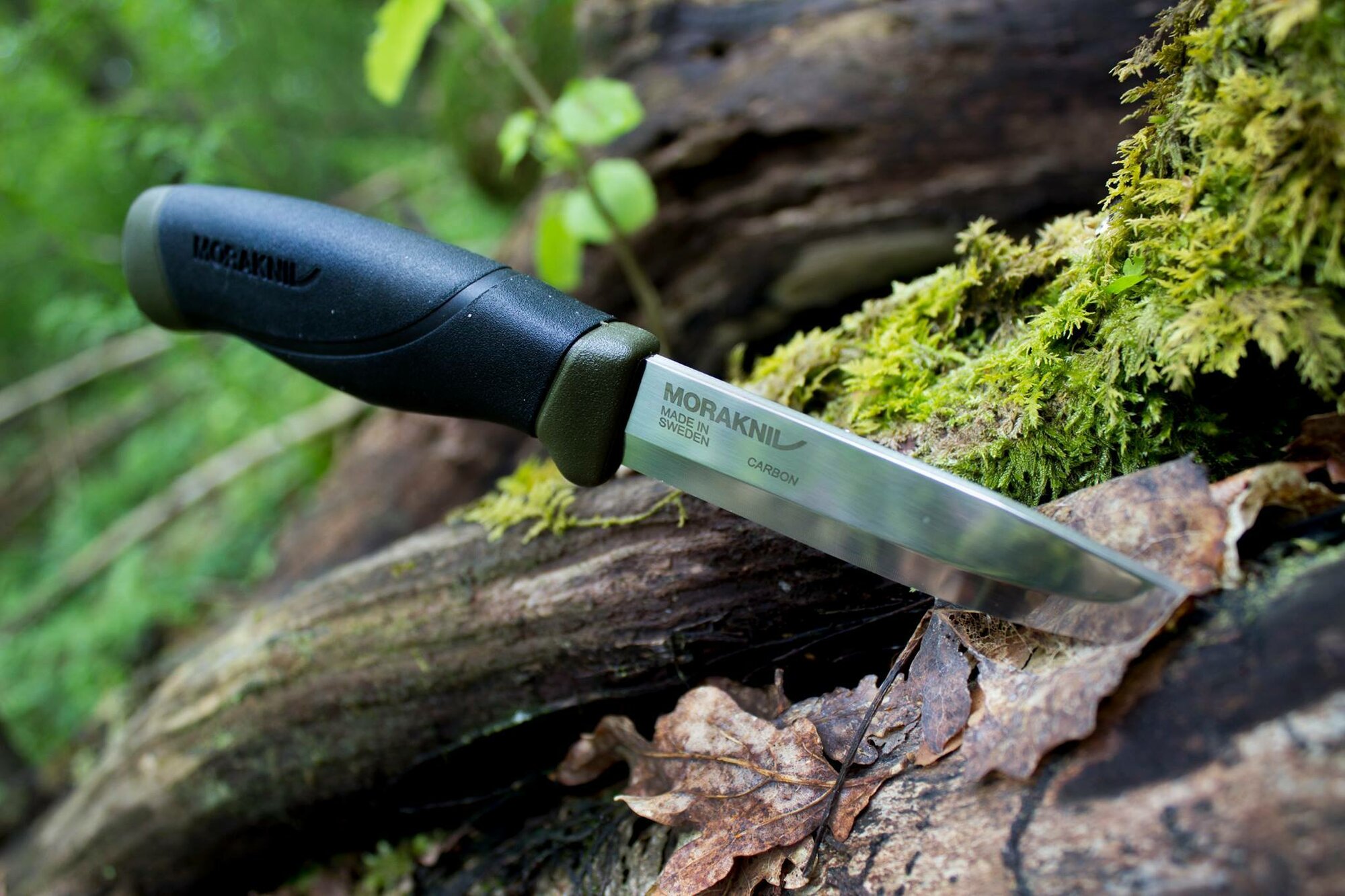 Нож Morakniv Companion MG (C), углеродная сталь, цвет хаки, 11863