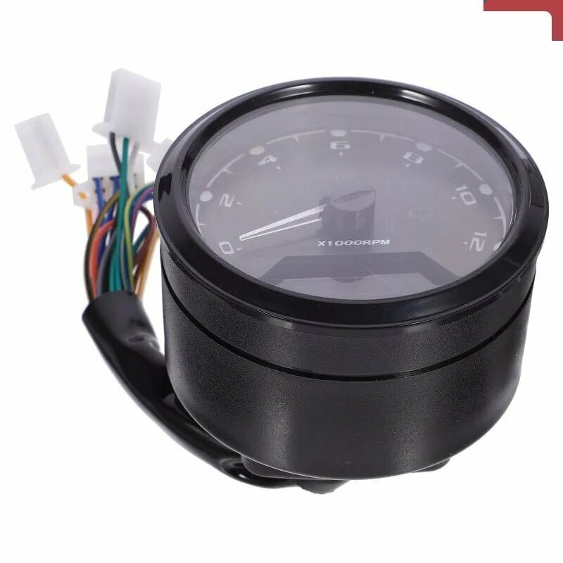 12000RPM LCD цифровой спидометр, одометр, тахометр для мотоцикла