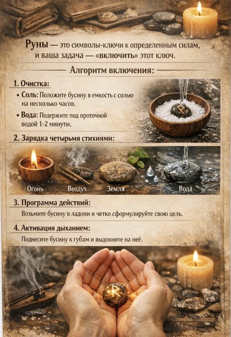 Руна (Эйваз) 1 шт — фото 1