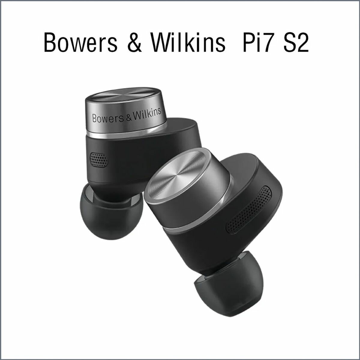 Наушники беспроводные с микрофоном Bowers&Wilkins PI7, Bluetooth, USB Type-C, черный