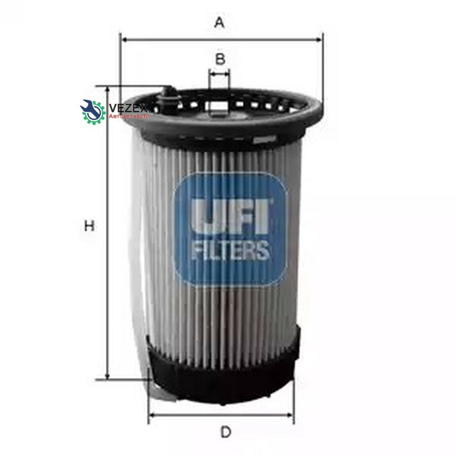 UFI 26.065.00 Фильтр топливный дизельный 26.065.00