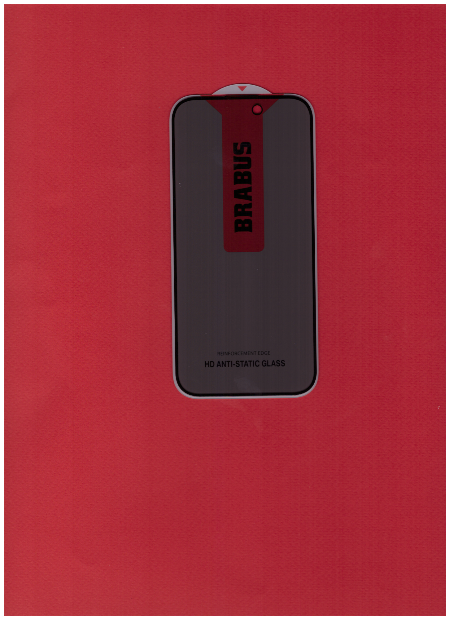 Защитное стекло Brabus для iPhone 15 (6.1"), противоударное стекло на Айфон 15, антишпион с олеофобным покрытием