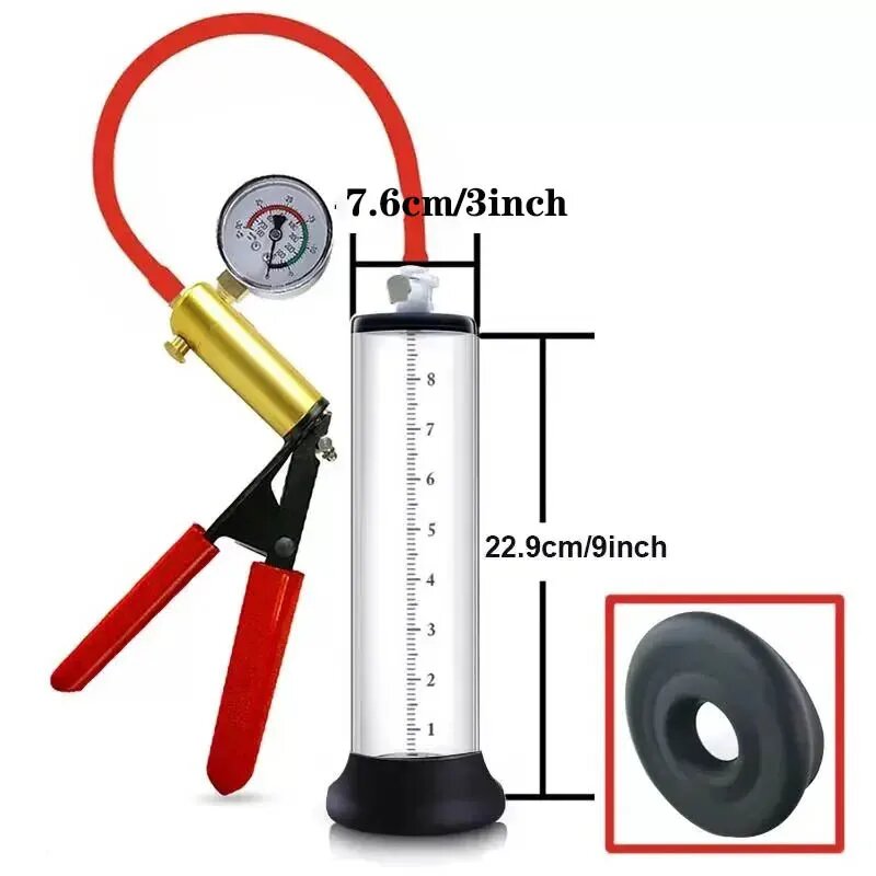 Вакуумный насос для пениса 22.9x7.6cm kit