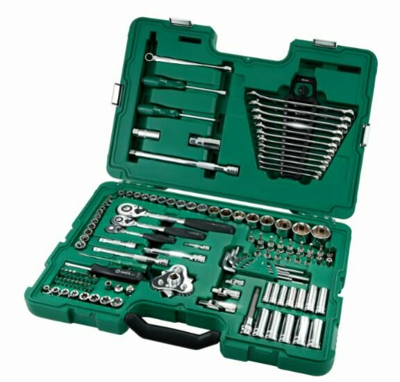 09014A Набор инструментов 1/4"-3/8" 1/2"-128 предм