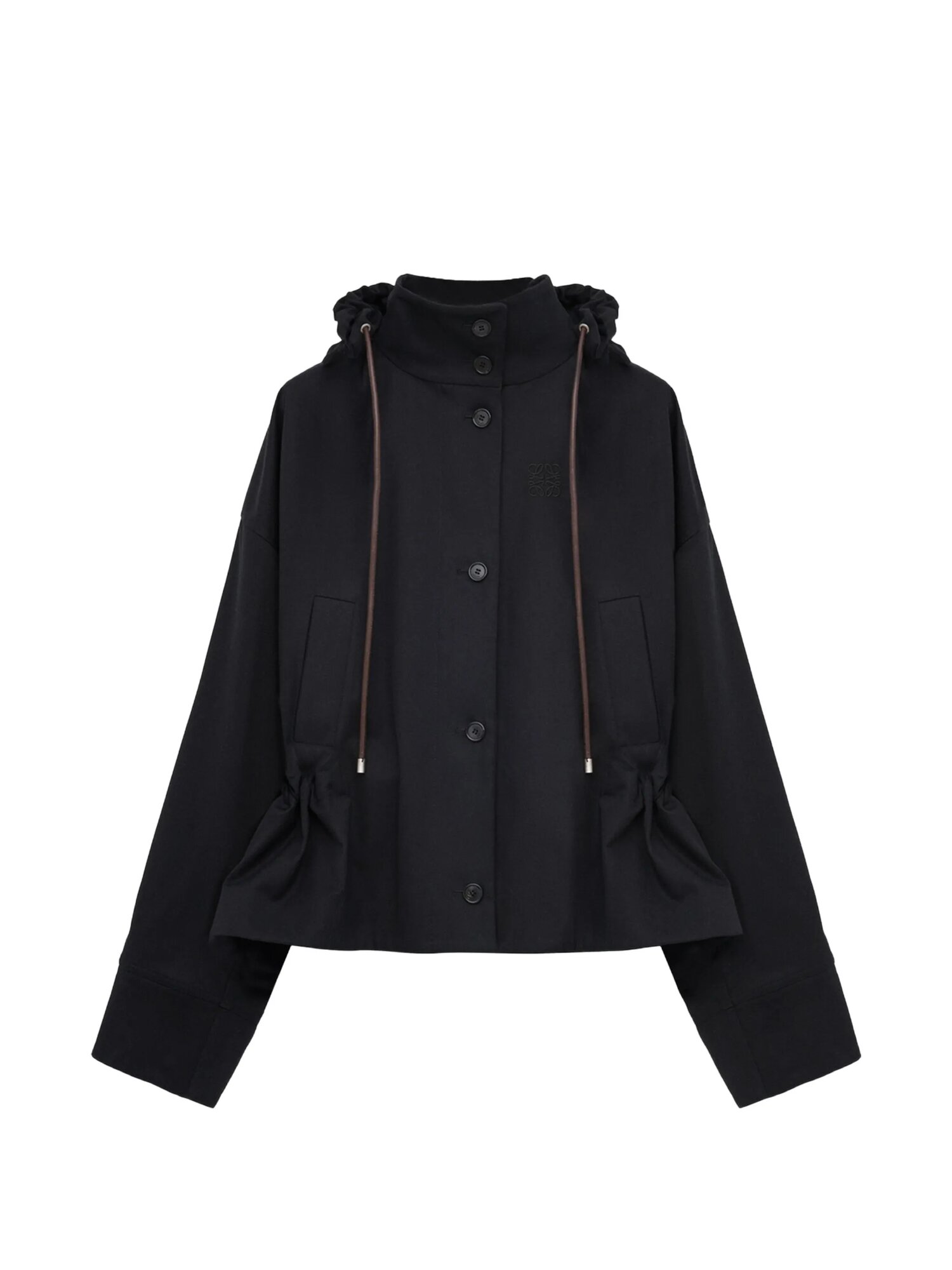 Куртка Hooded button-fastening jacket