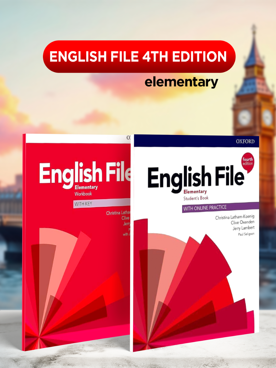 English File elementary 4th edition: Student's Book (учебник) + Workbook (рабочая тетрадь) + Диск