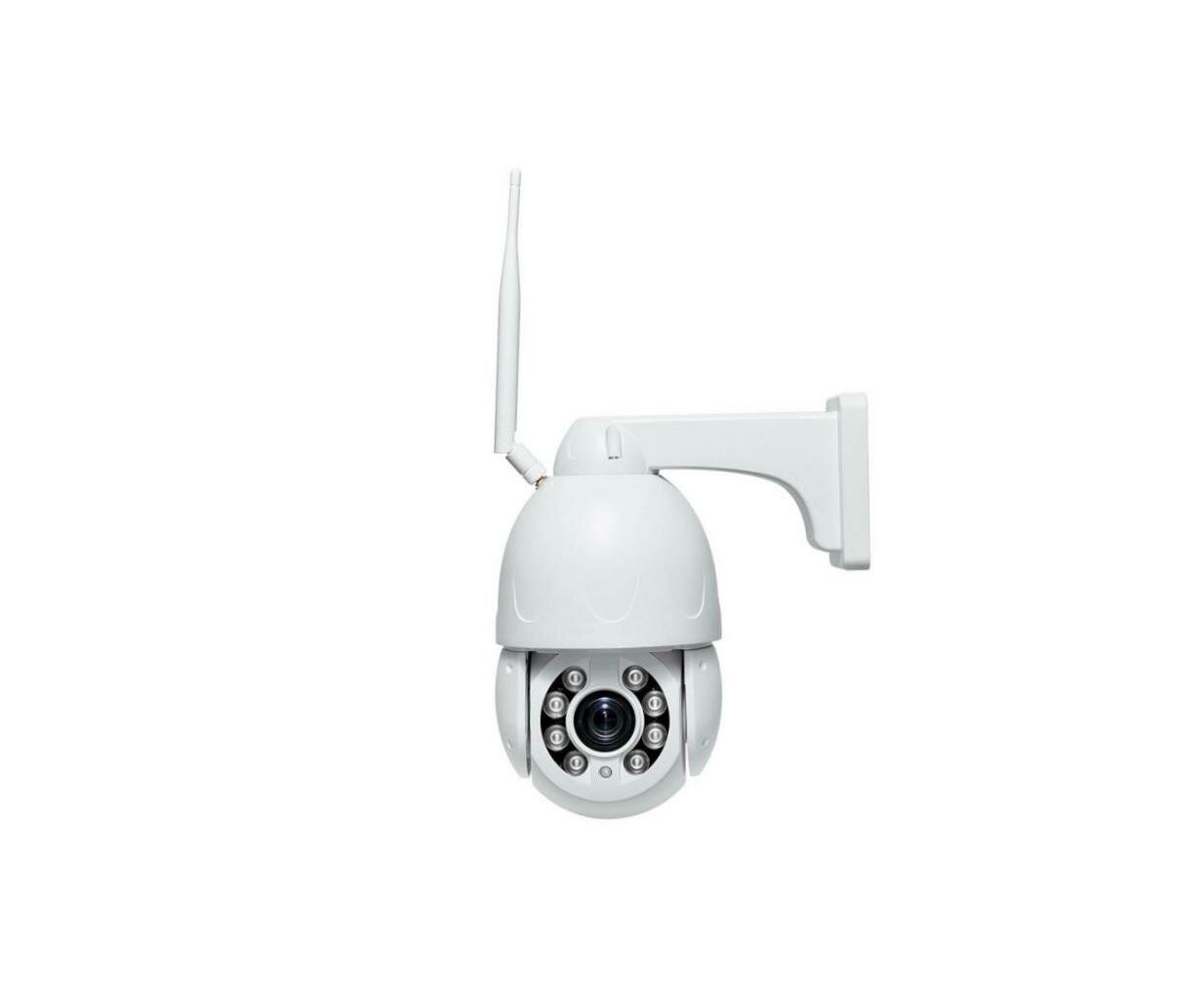 Внешняя 4G-SIM IP видеокамера наблюдения 4K-8Mp Link-8MP NC910-G-20X (8G) (white) (S18664NC9) купольная поворотная 355 град с записью видео и звука,