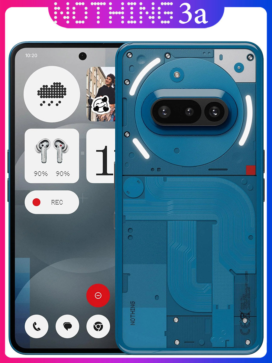 Смартфон Nothing phone 3a Глобальная версия 12GB+256GB Dual Nano SIM