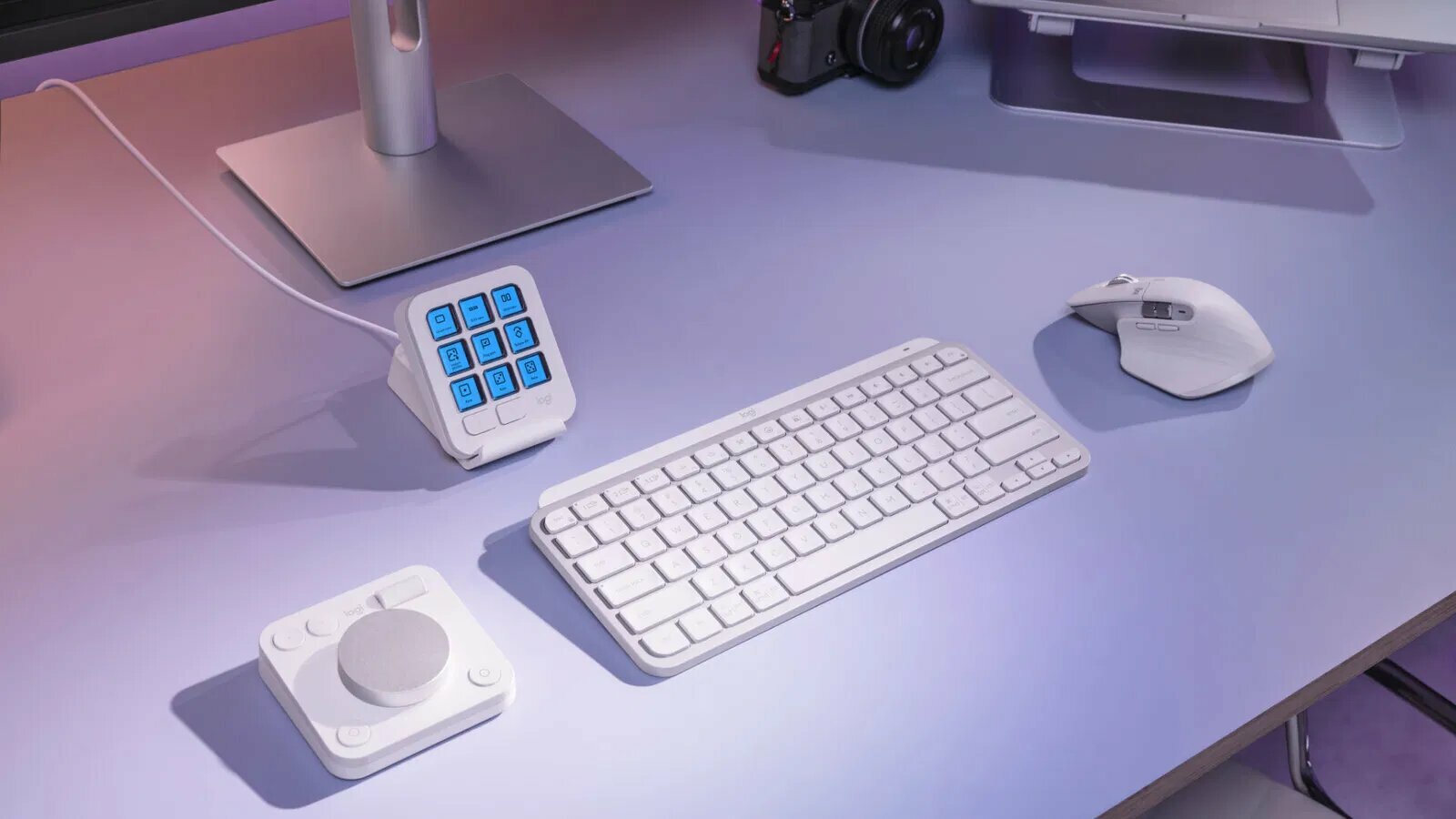 Макропад Logitech MX Creative Console Light grey — фото 1