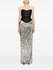 Корсет Nissa Sequin-embellished corset gown, размер 42, Silver