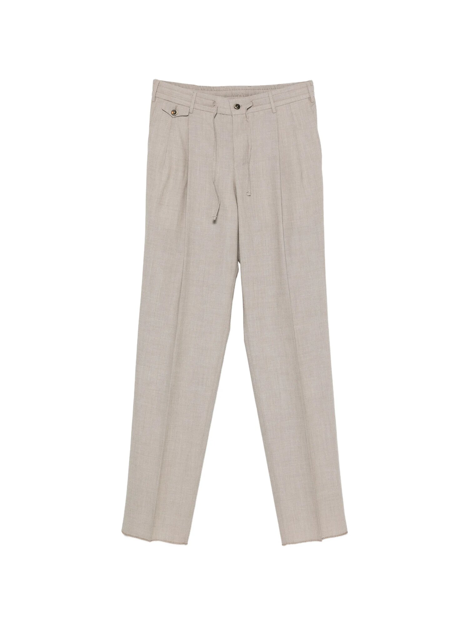 Брюки Pleated drawstring-waist trousers