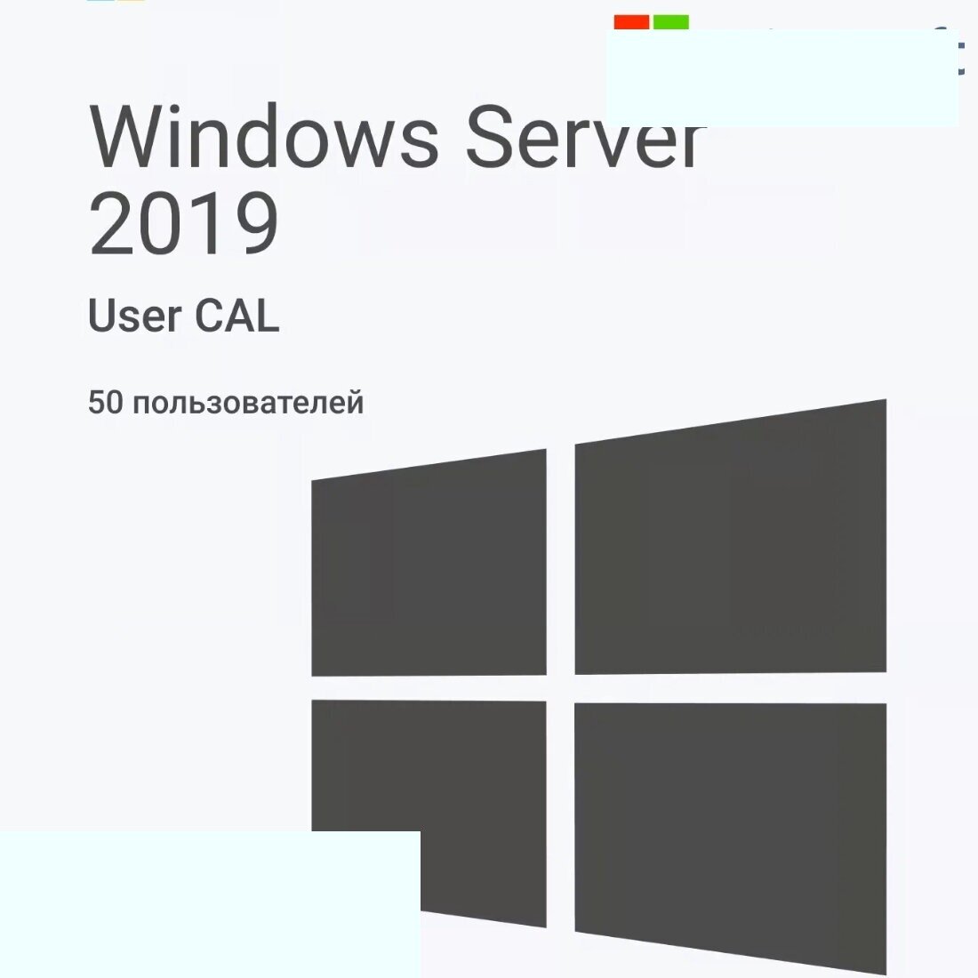 Ключ Лицензия Microsoft Windows Server 2019 RDS, для 50 пользователей