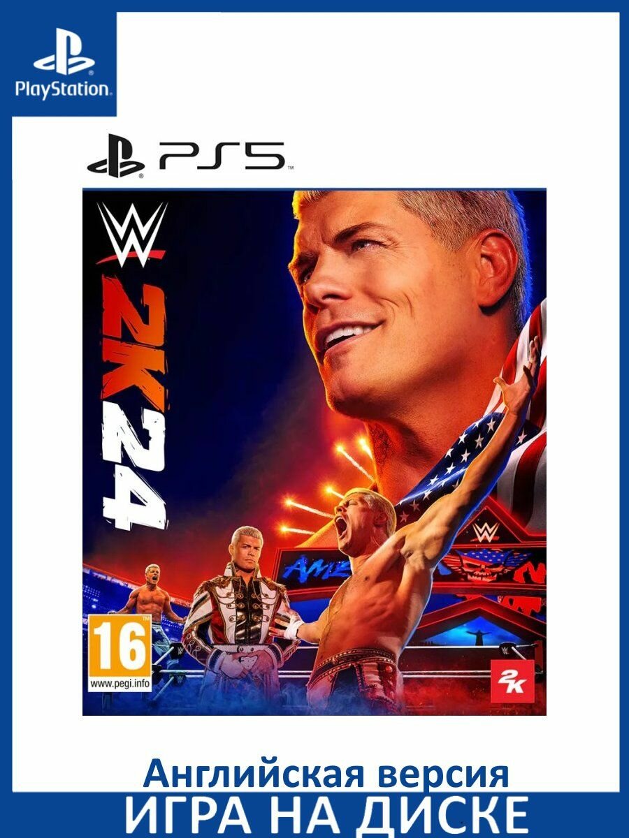 Игра WWE 2K24 PS5 Диск на PlayStation 5 Английская версия