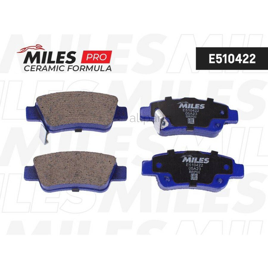 MILES E510422 Колодки тормозные HONDA CR-V III 07- задние Ceramic