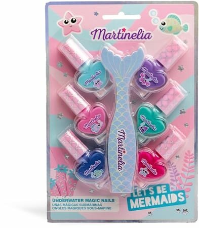 Набор декоративной косметики Martinelia Let's be Mermaid Nail Set, разноцветный