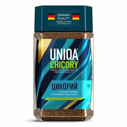 5 шт. Цикорий UNIQA сублимированный 95 г, стеклянная банка