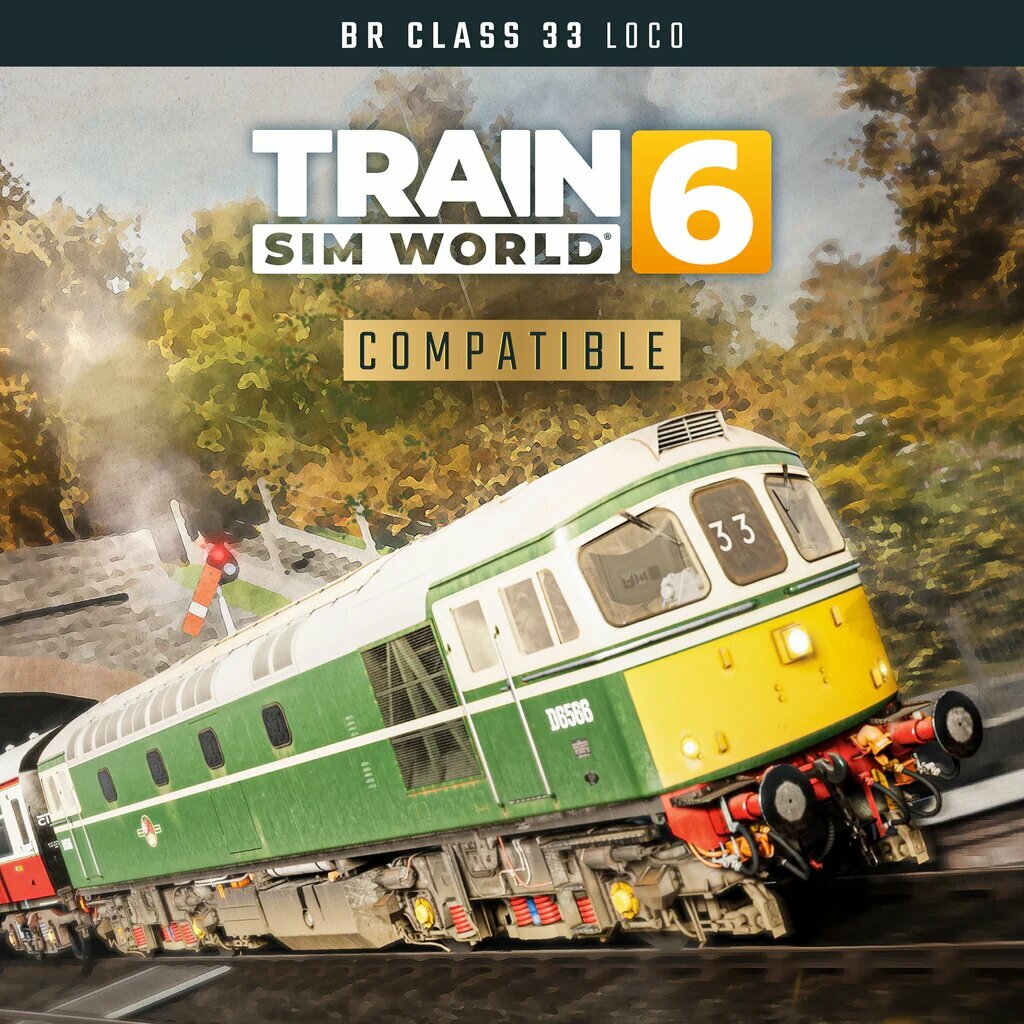 Дополнение Train Sim World 6: BR Class 33 Add-On, цифровое издание PlayStation 4 и PlayStation 5, регион Индия / код пополнения баланса