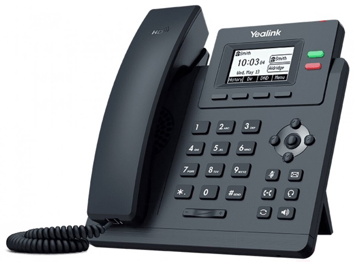 Телефон стационарный IP SIP-T31G черный