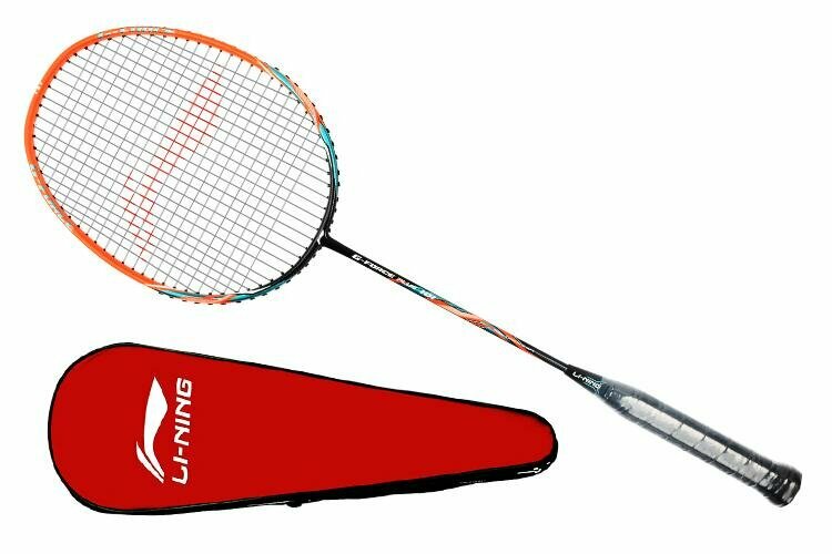 Ракетка для бадминтона унисекс Li Ning G-Force Plus 101 1U, сине-оранжевая