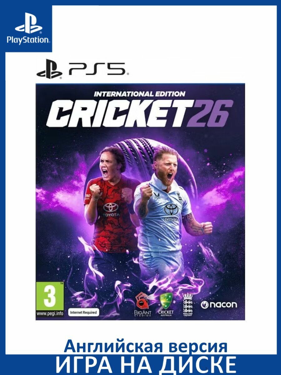 Игра Cricket 26 International Edition PS5 Диск на PlayStation 5 Английская версия