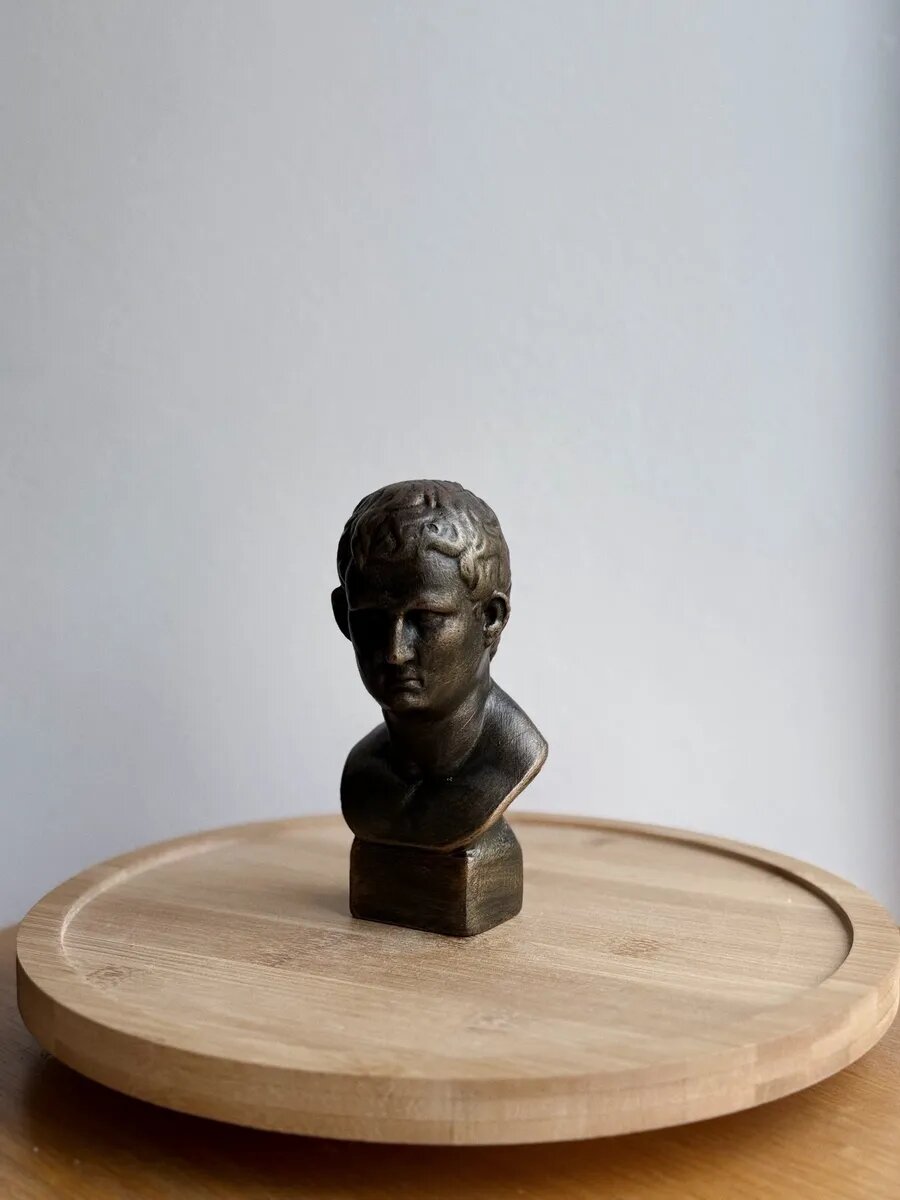 Статуэтка Марк Агриппа, 13 см, из гипса, ручная работа, в цвете — фото 1