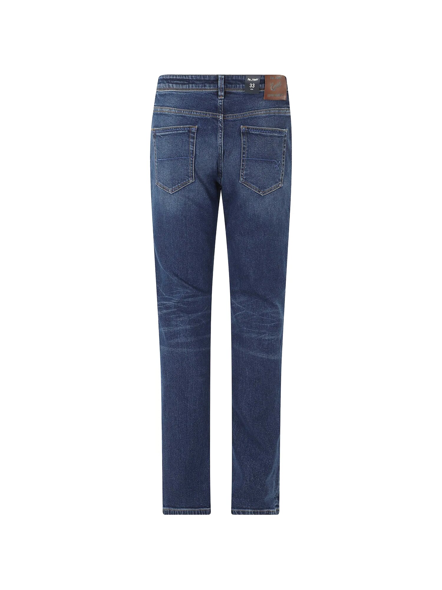 Джинсы Re-Hash Faded-effect whiskered jeans, размер M, blue — фото 1