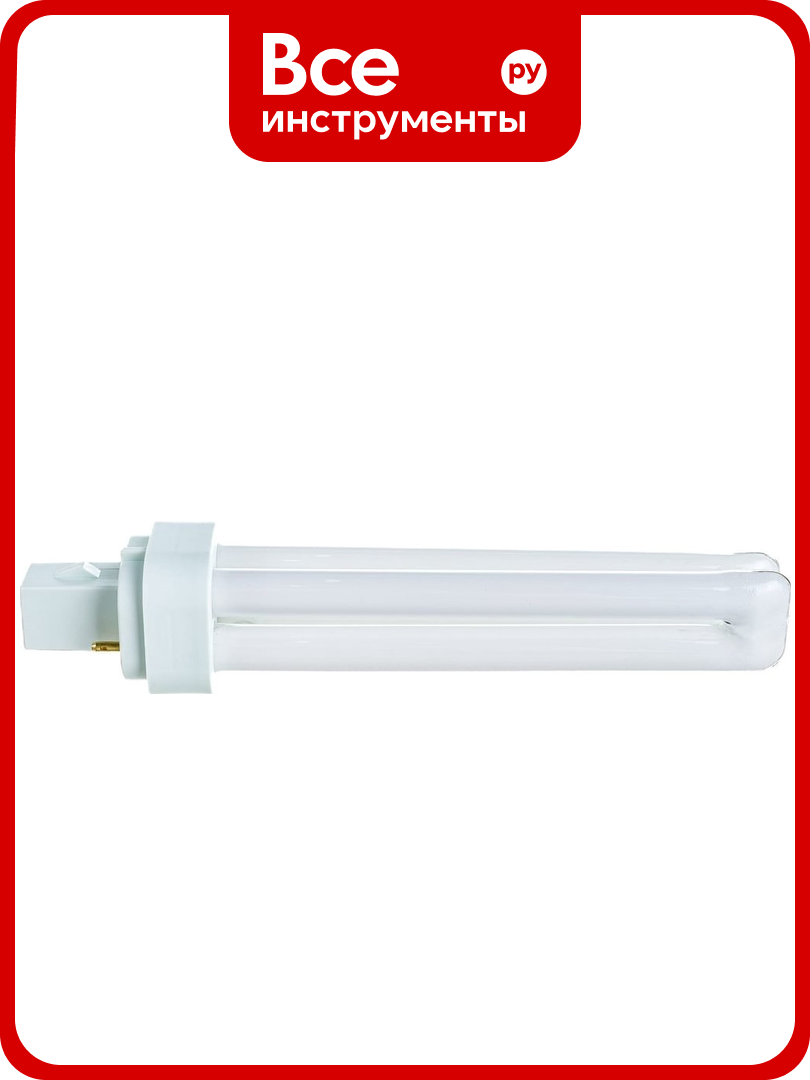 Компактная люминесцентная неинтегрированная лампа OSRAM DULUX D 26W/840 G24D-3 4050300012049, трубчатая, класс