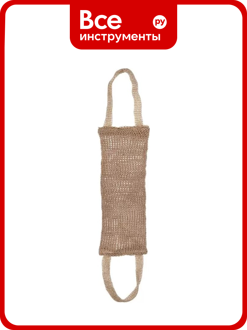 Мочалка Banika "Длинная", джут, 38x11см М64011, для ежедневного применения