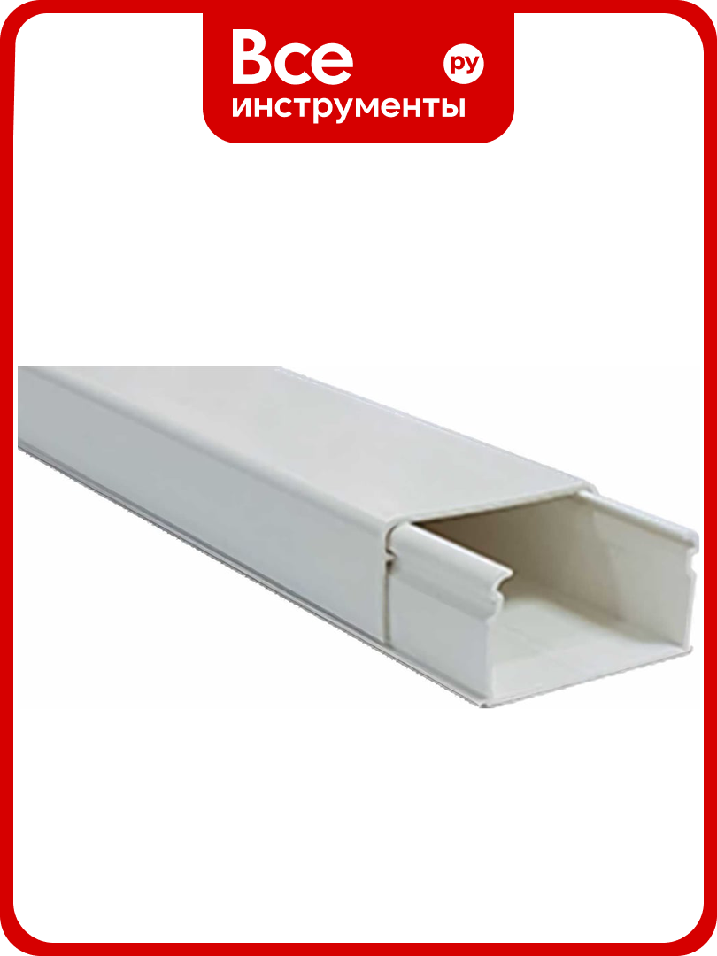 Кабельный канал SPL, 40x20x2000 мм, 20 шт, IP40, белый RAL 9016
