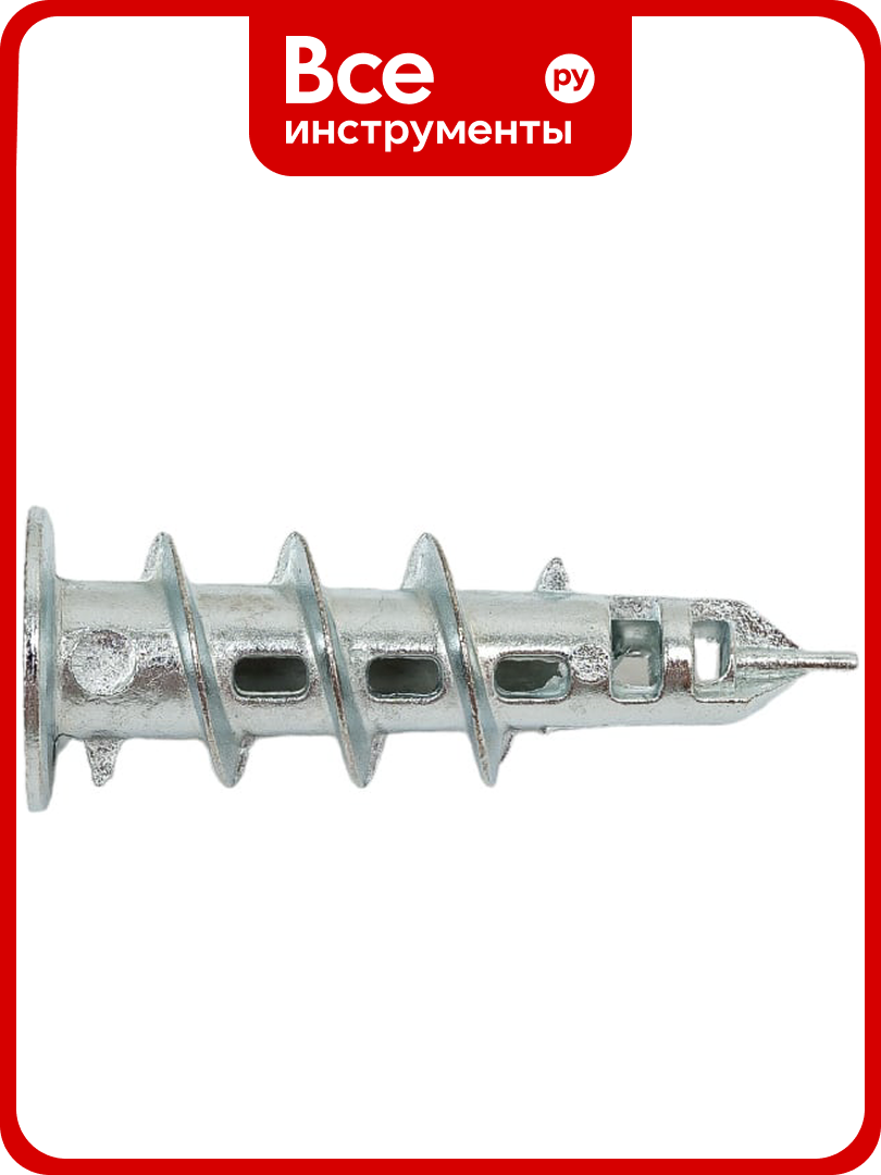 Дюбель "DRIVA" STEELREX металл, сверло, для гипсокартона, 15x38 мм, 40 шт. 0418014038B400004032, для таких целей, белый