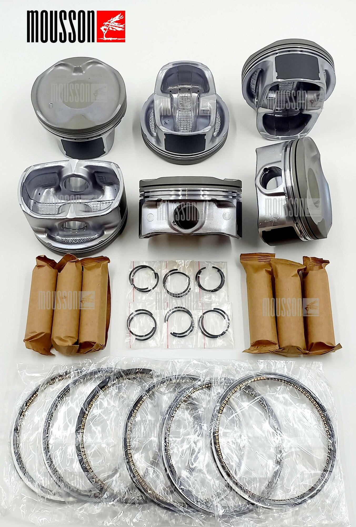 Поршень кольца комплект Toyota 1GR-FE II 4.0L на 1 цилиндр