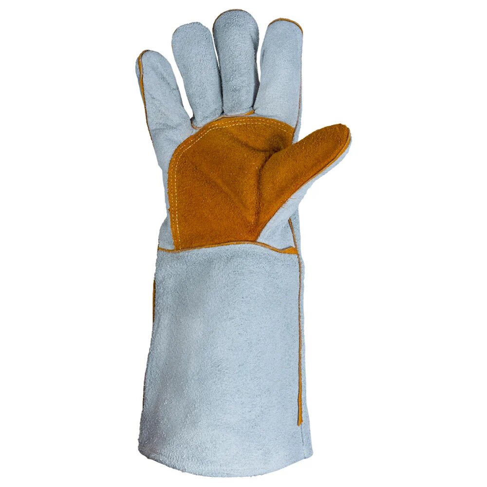 Удлиненные краги сварщика с подкладкой Jeta Safety 40 см JWK1401-XL