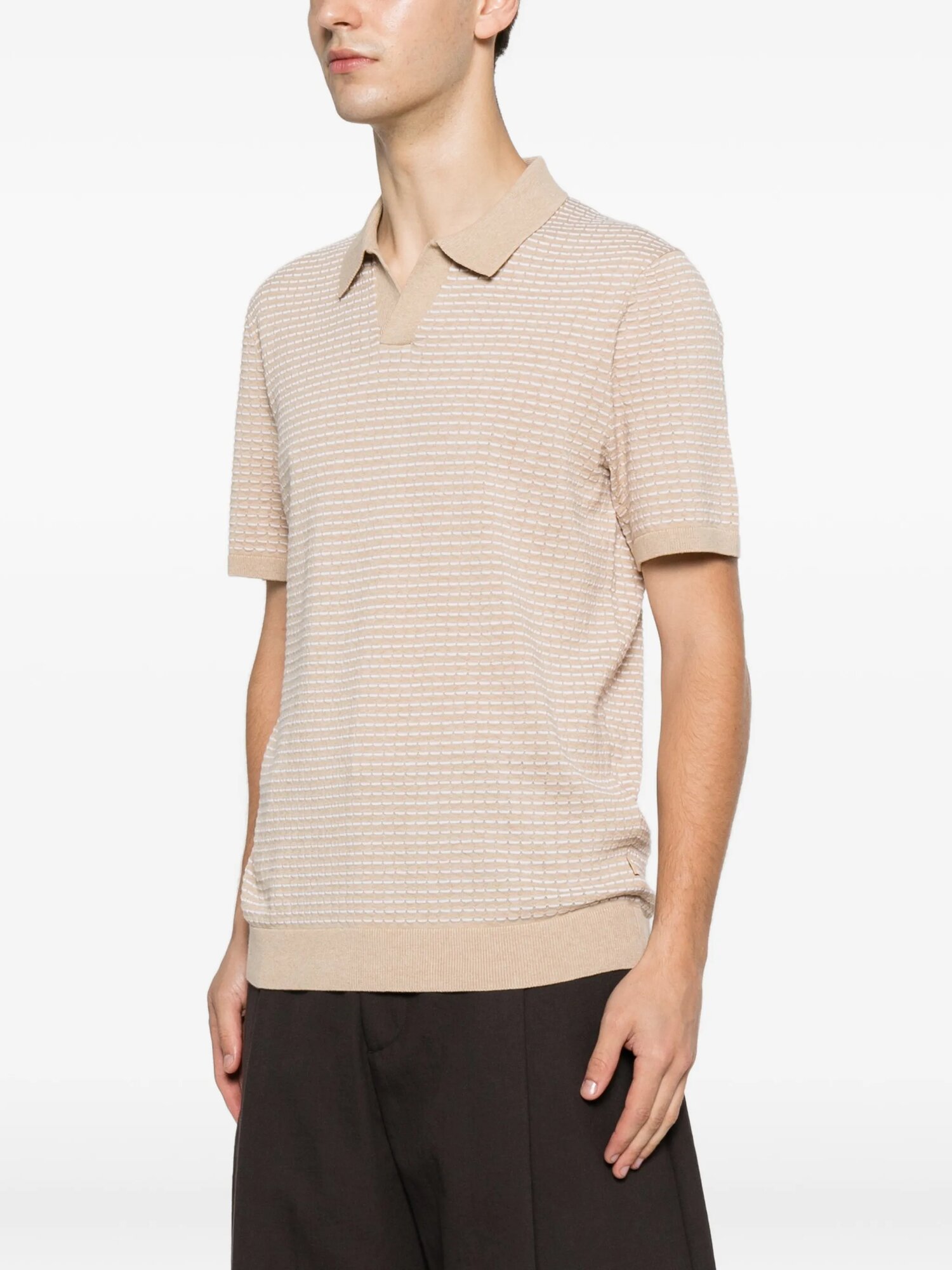 Футболка MICHAEL KORS Patterned knit T-shirt, размер 2XL, разноцветный — фото 1