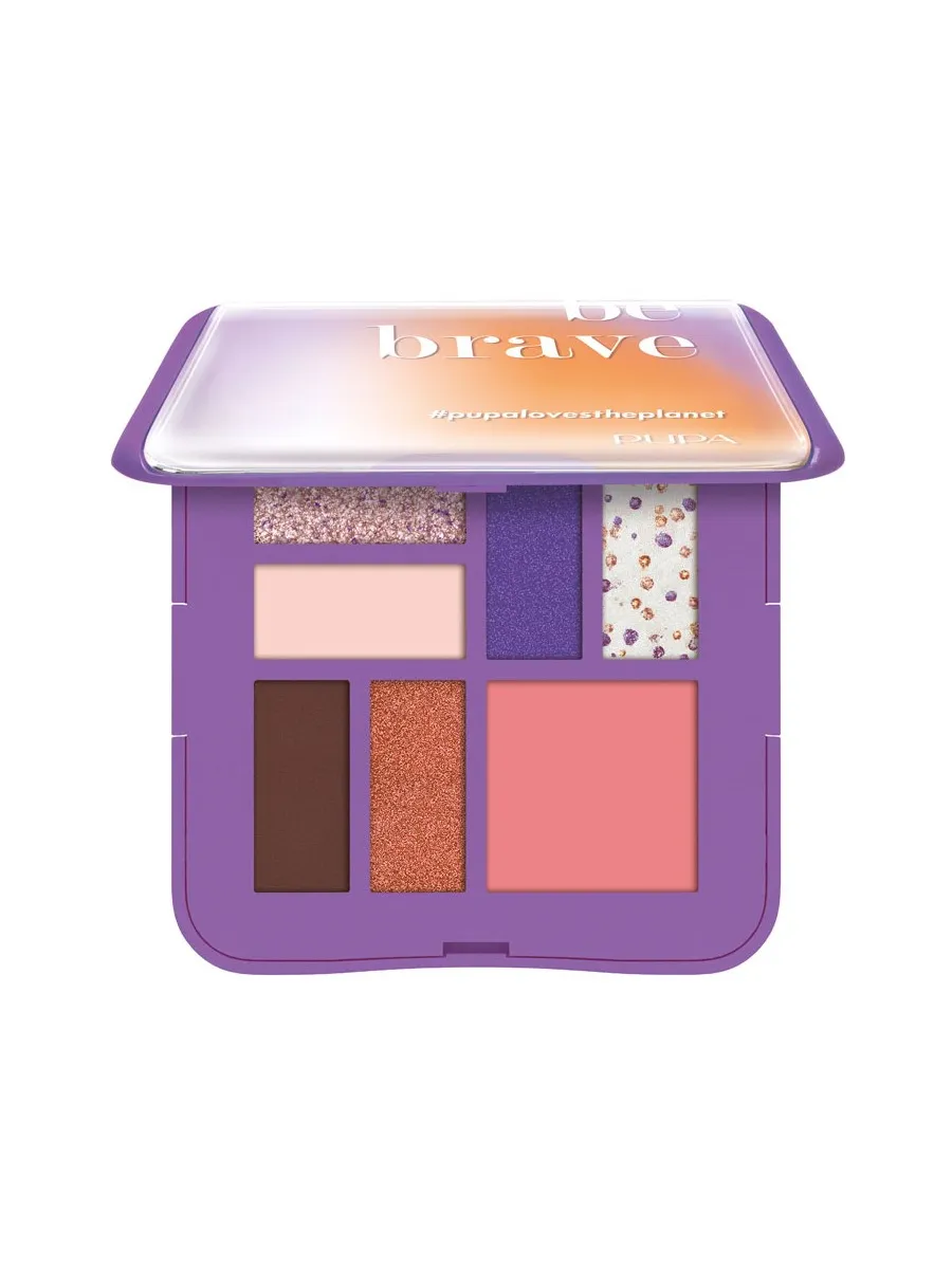 Тени для век Pupa Life in Color S, Палетка для макияжа, 002 Be brave